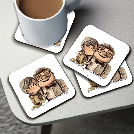 Cup Coasters Personalised High Gloss Square Drink Coaster - Etsy UK
