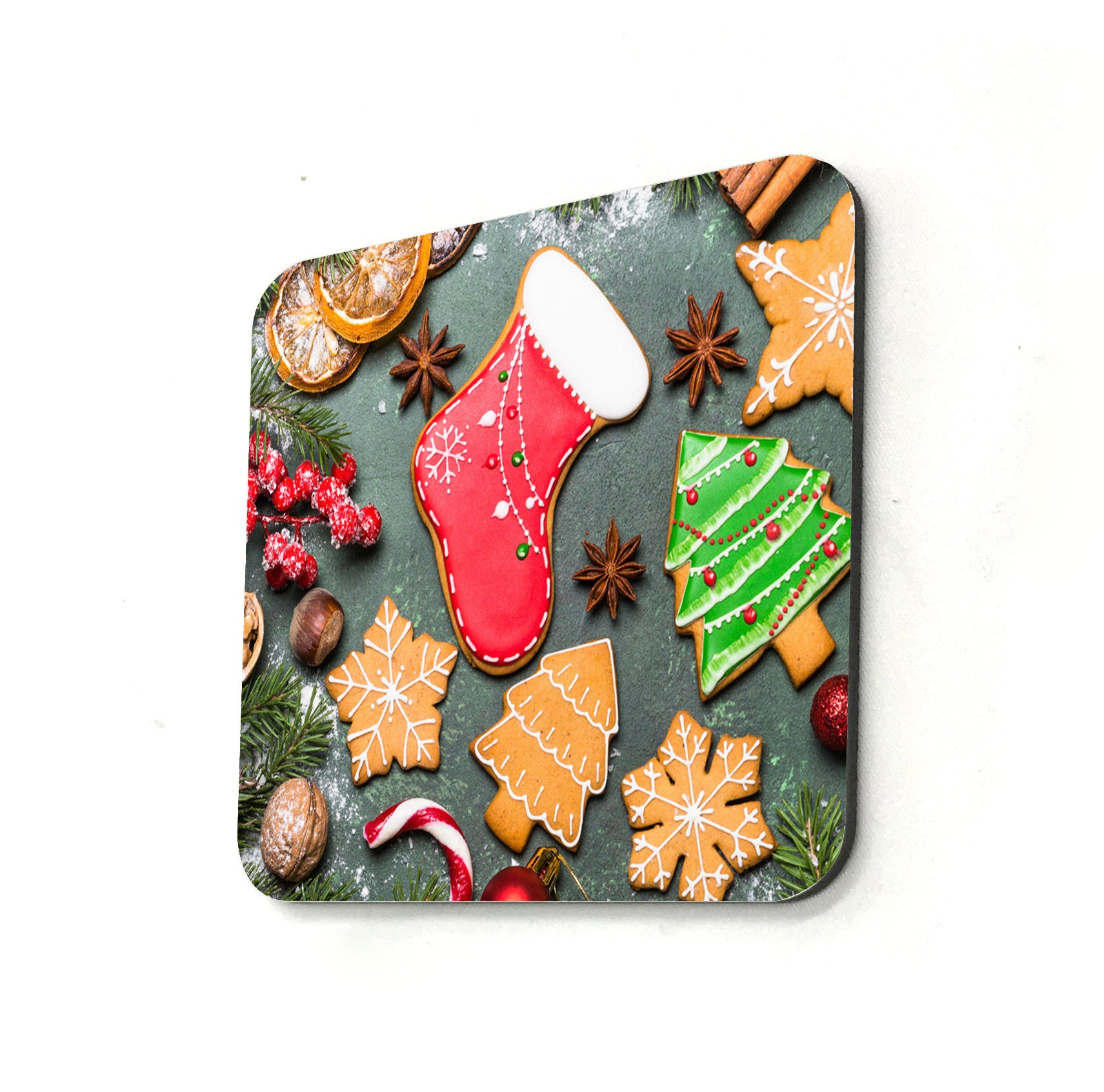 Cup Coasters, Personalised High Gloss Square Drink Coaster, Round ...