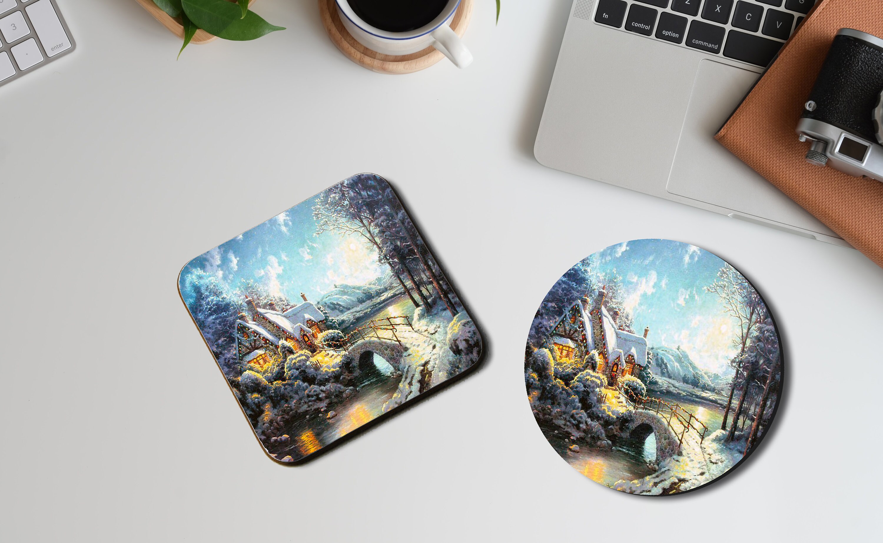 Cup Coasters Personalised High Gloss Square Drink Coaster - Etsy UK