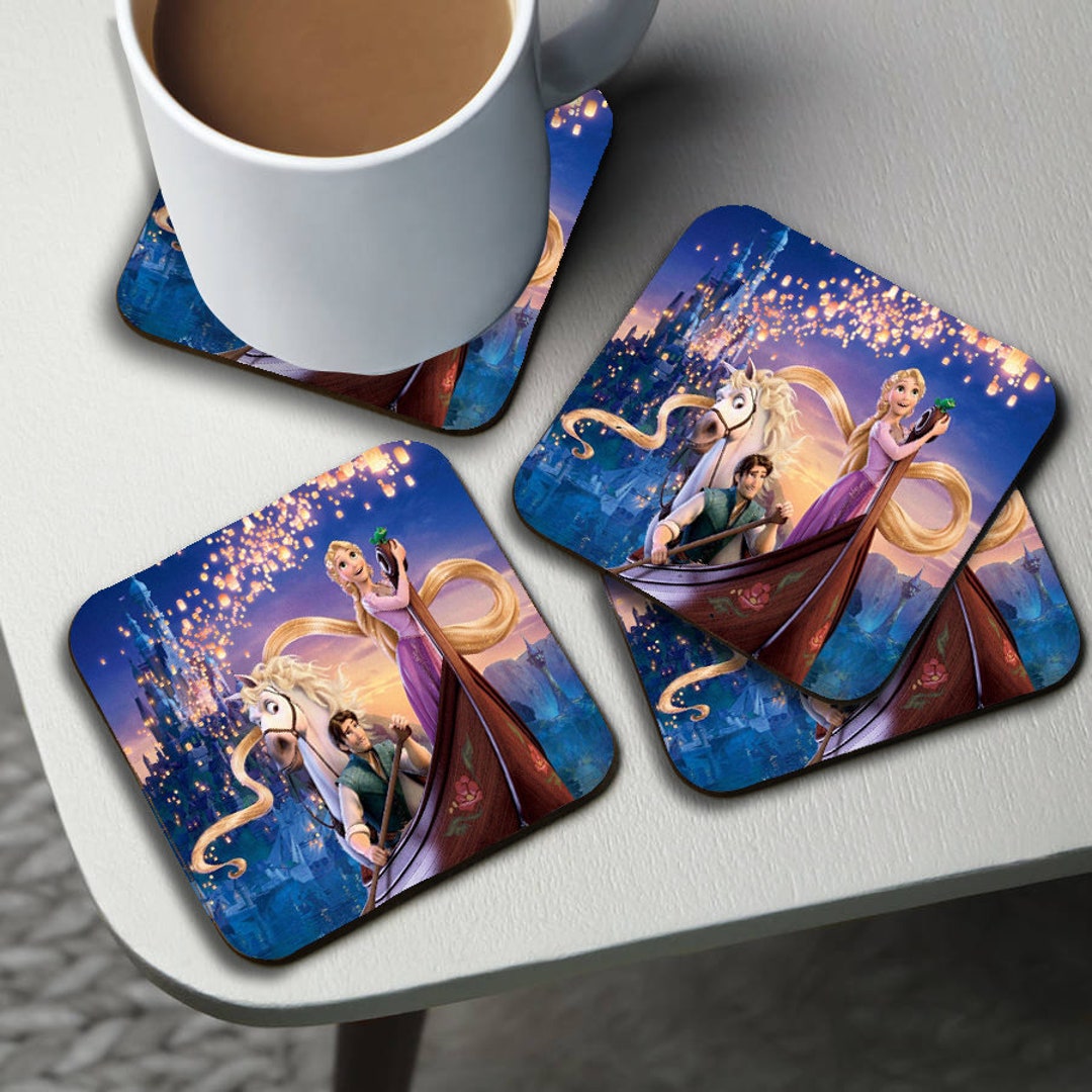 Cup Coasters, Personalised High Gloss Square Drink Coaster, Round ...