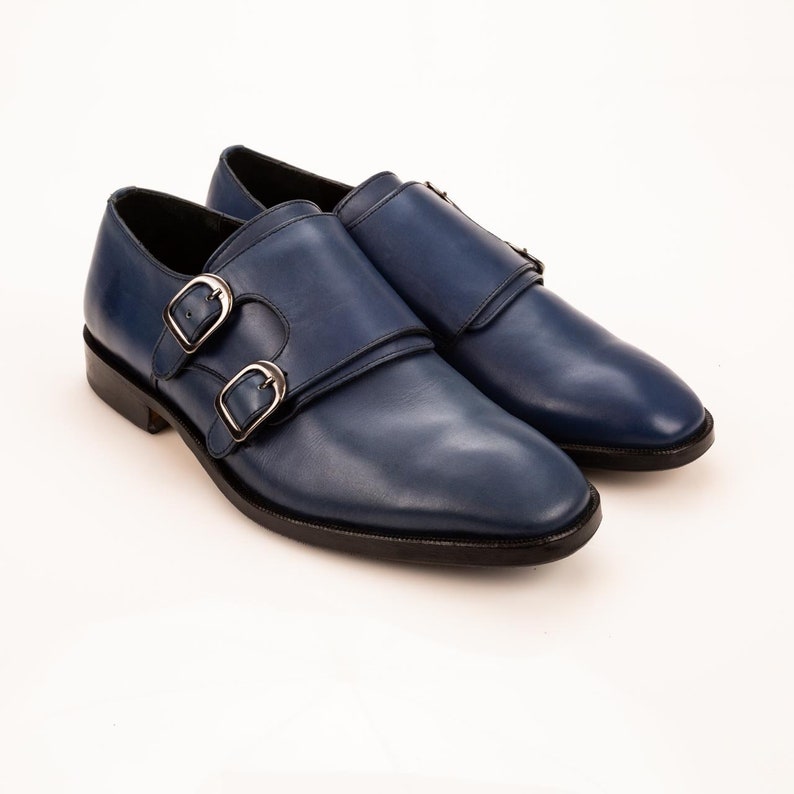 Monk Double Strap Handmade Shoes for Men - Etsy