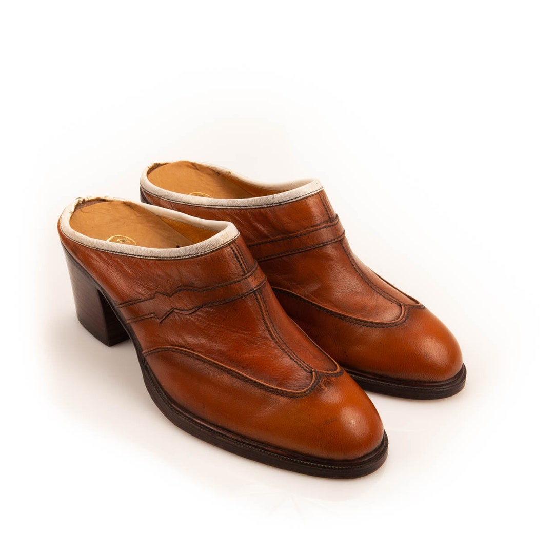 Authentic and Unique 60s Mules - Etsy