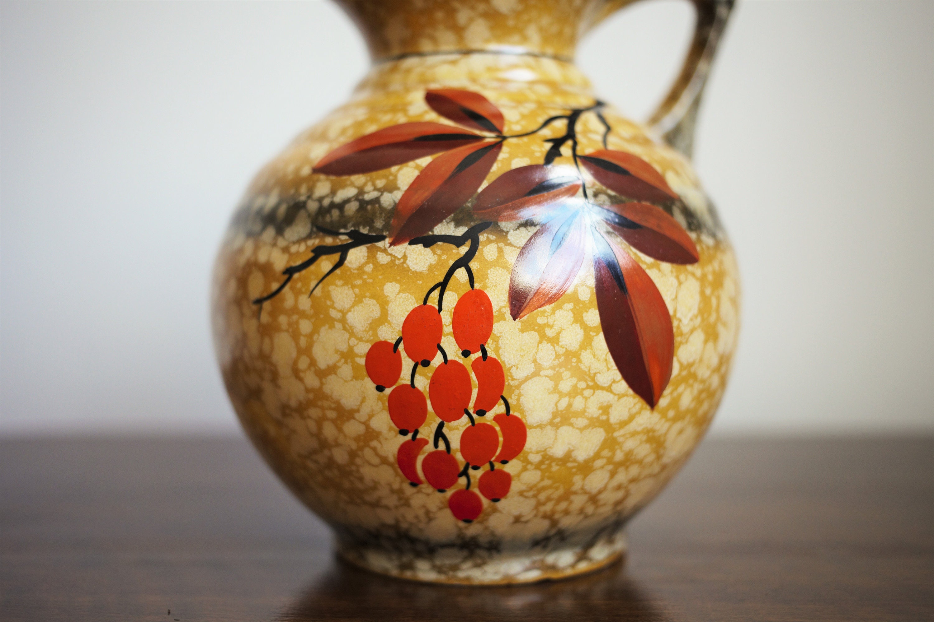 Art Deco Ditmar Urbach Jug // 1930s Czechoslovakia Pitcher //art Deco ...