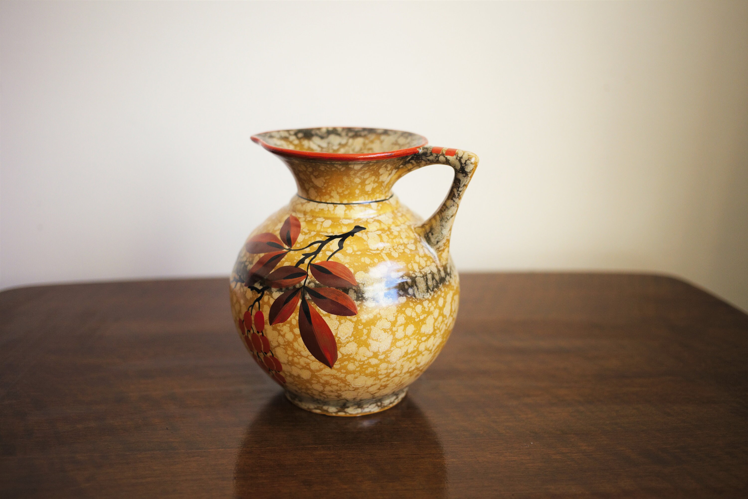 Art Deco Ditmar Urbach Jug // 1930s Czechoslovakia Pitcher //art Deco ...