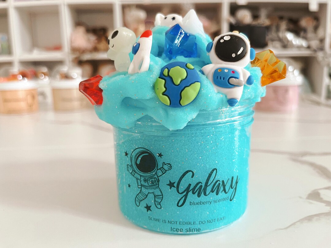 Galaxy Slime, Icee, Slime Time With Preslee, Outer Space, Astronaut - Etsy