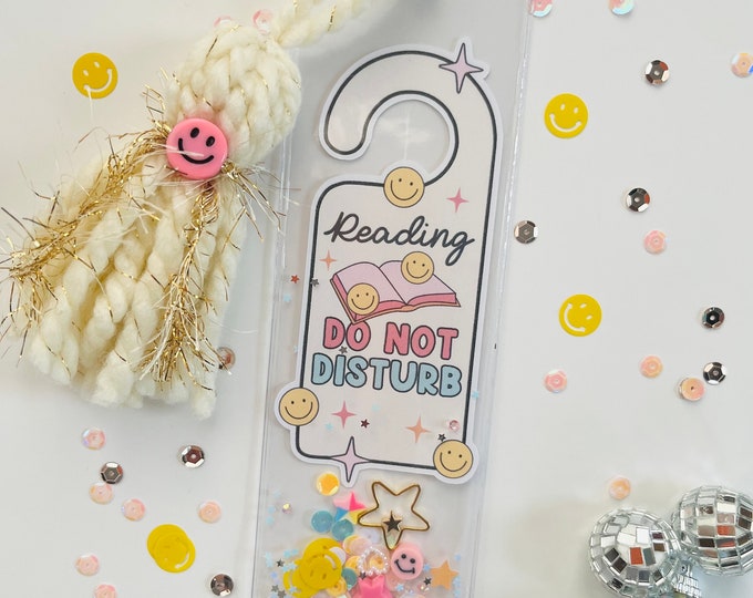 Reading Do Not Disturb Shaker Bookmark, Kids Gifts, Book Accessories ...