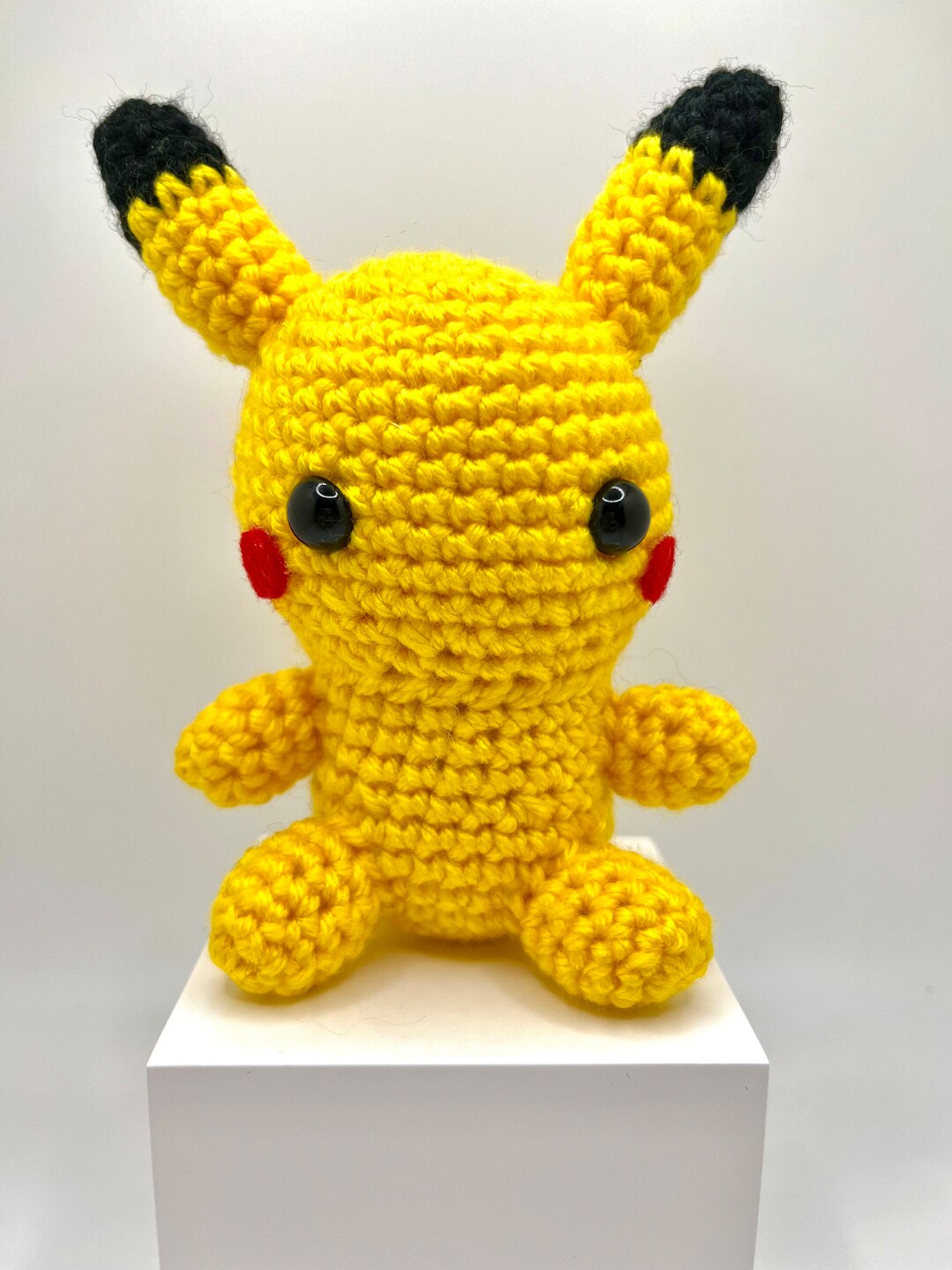 Electric Yellow Mouse, Crochet Plush Toy, Mouse Crochet Amigurumi - Etsy