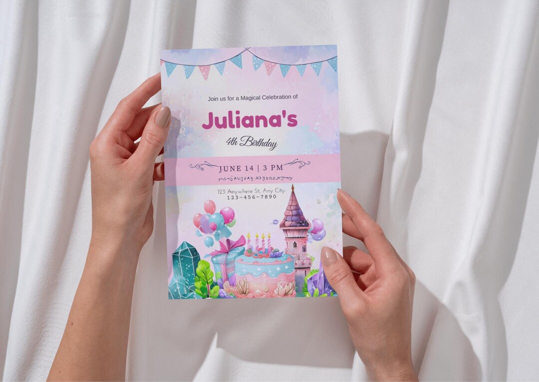 Editable Invitation, Children Invitation, Party Invite, Fun Invitation ...
