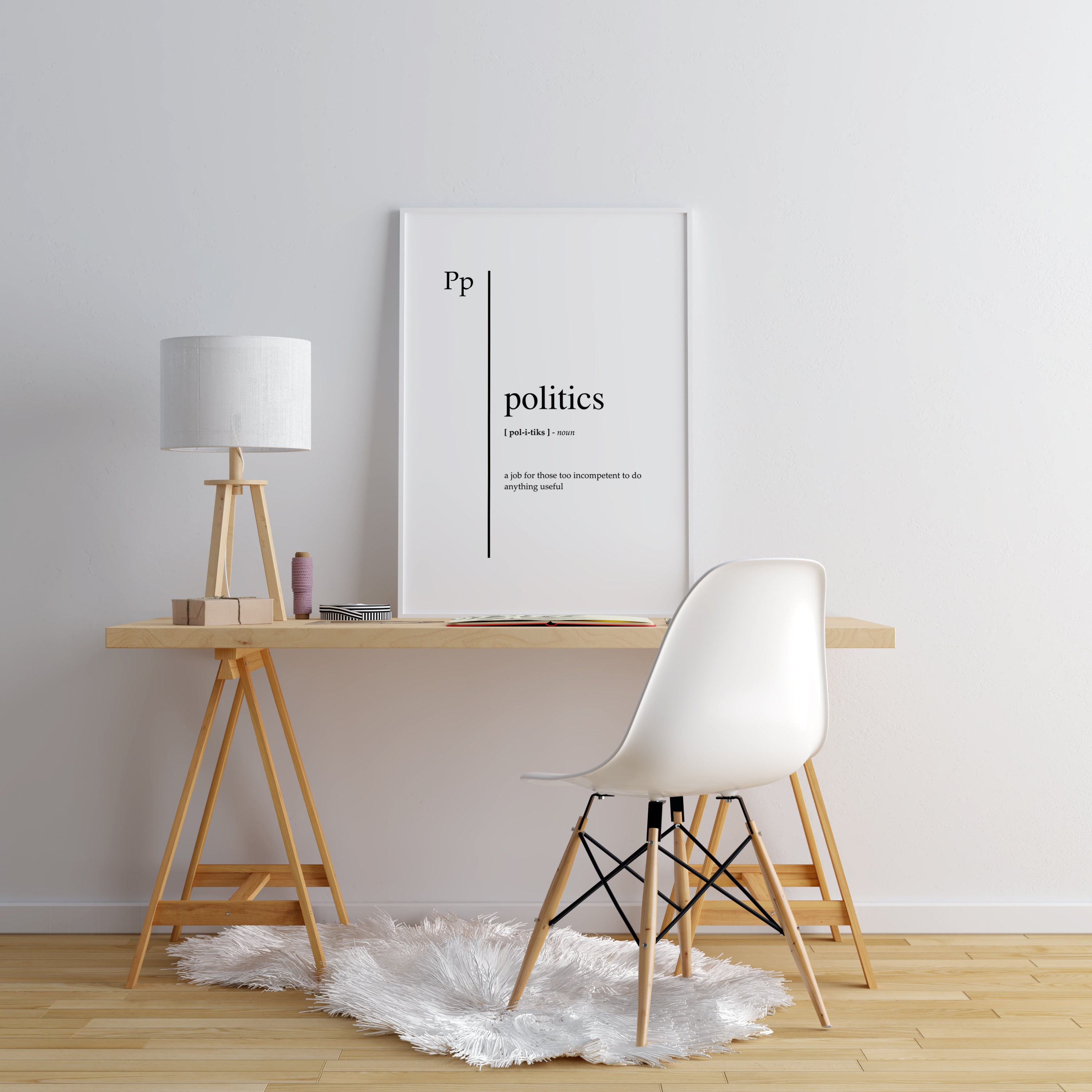 Politics Wall Art Politics Definition Politician Wall Art - Etsy