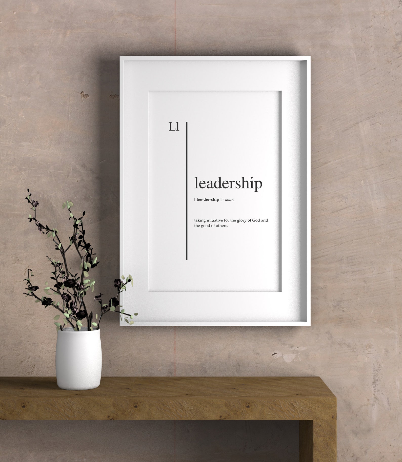 Leadership Wall Art Leadership Poster Leadership Definition - Etsy