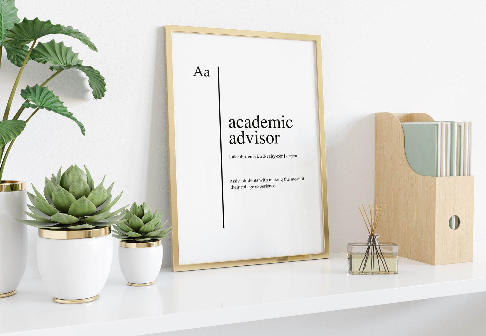 Academic Advisor Definition Print College Coworker Gift - Etsy