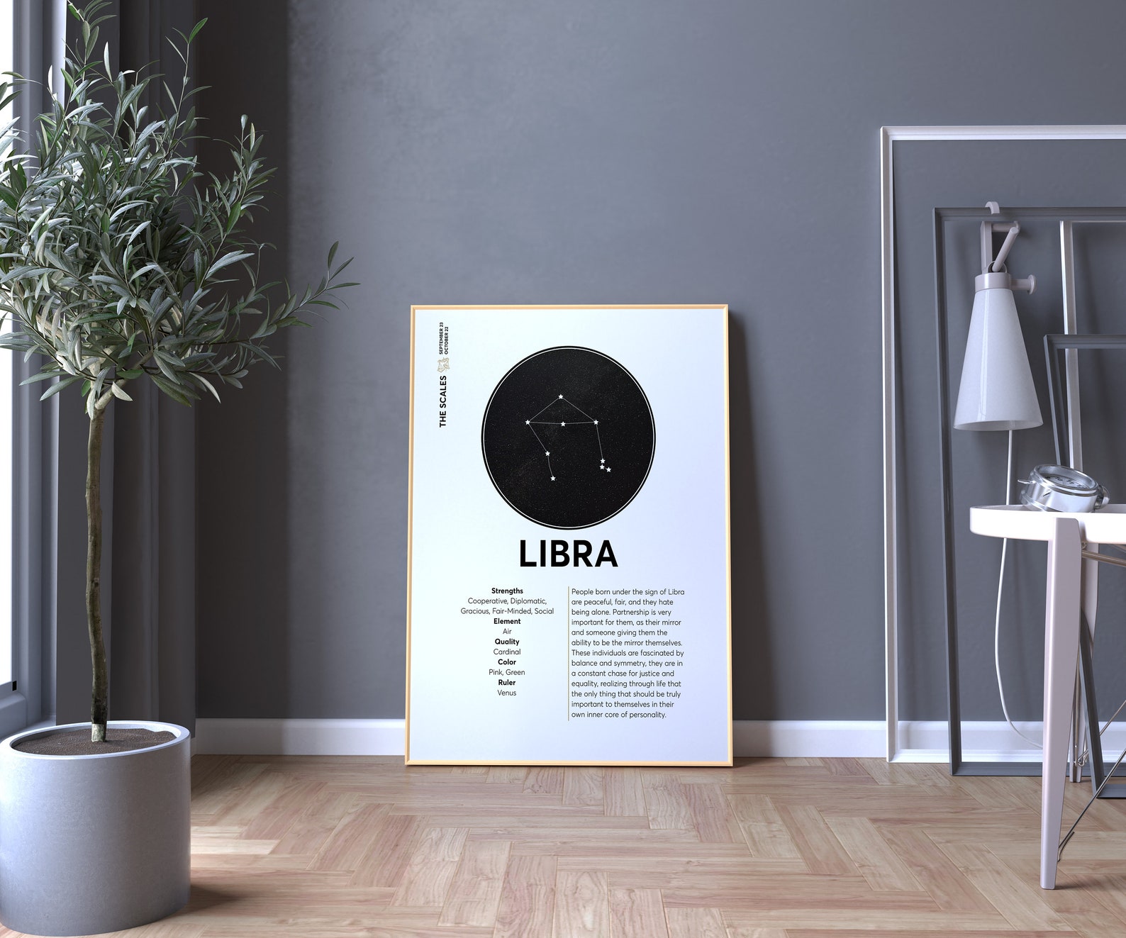 Libra Print | Libra Wall Art | Libra Zodiac | Libra Birthday | Libra ...