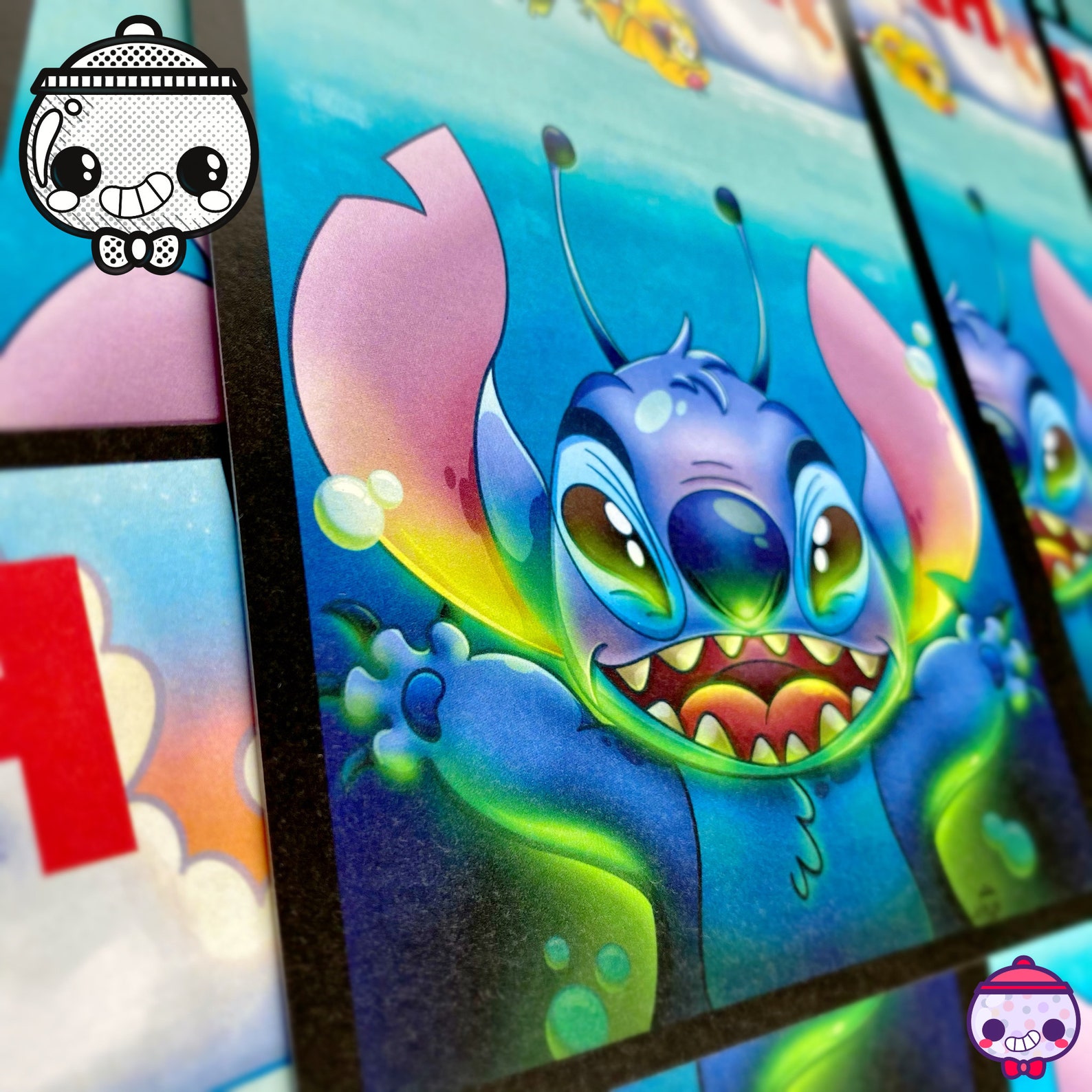 Lilo and Stitch X JAWS Disney Horror Crossover Classic Movie - Etsy Sweden