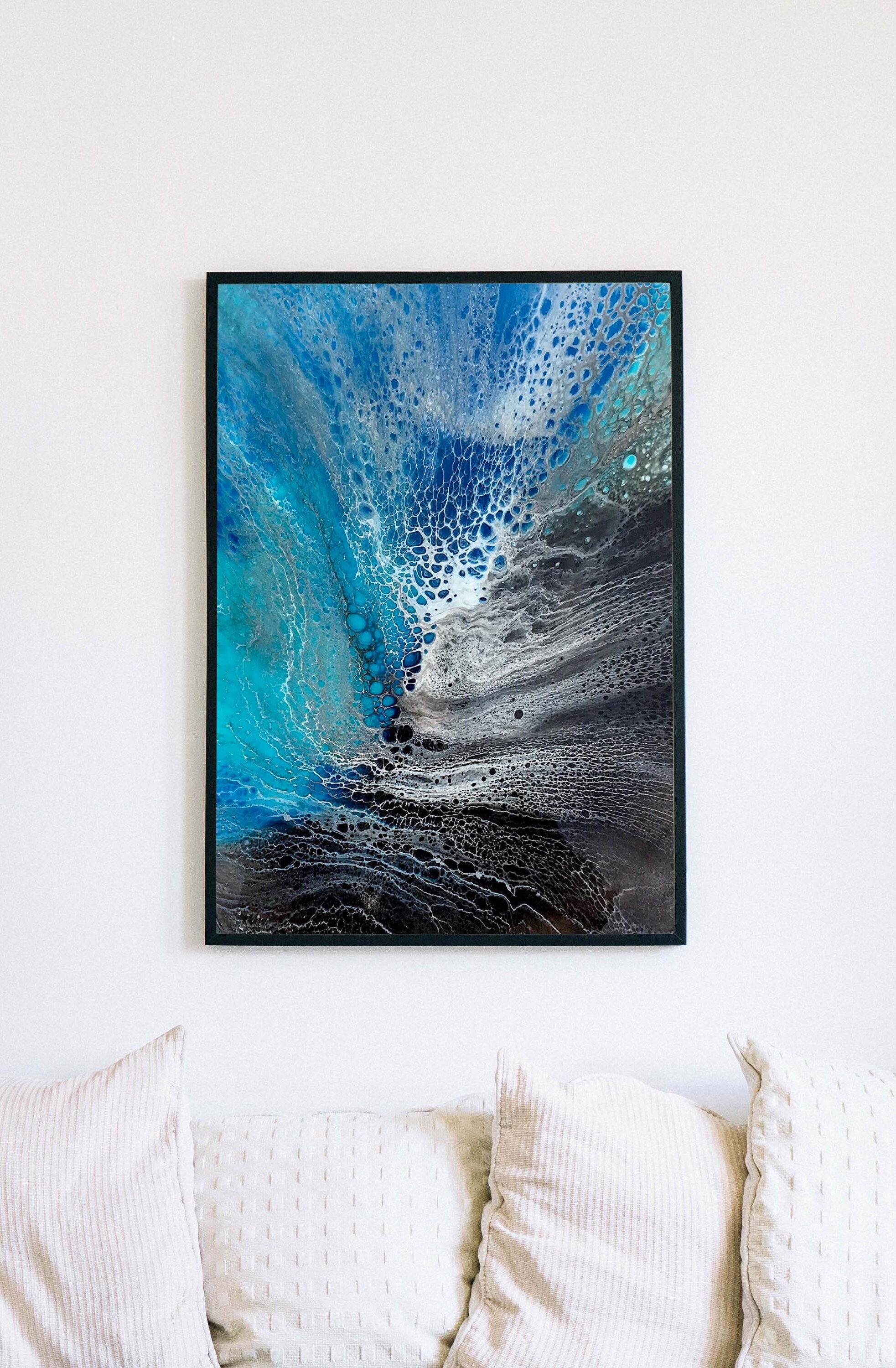 Printable Ocean Art, Resin Print, Ocean Art Prints, Digital Wall Art ...