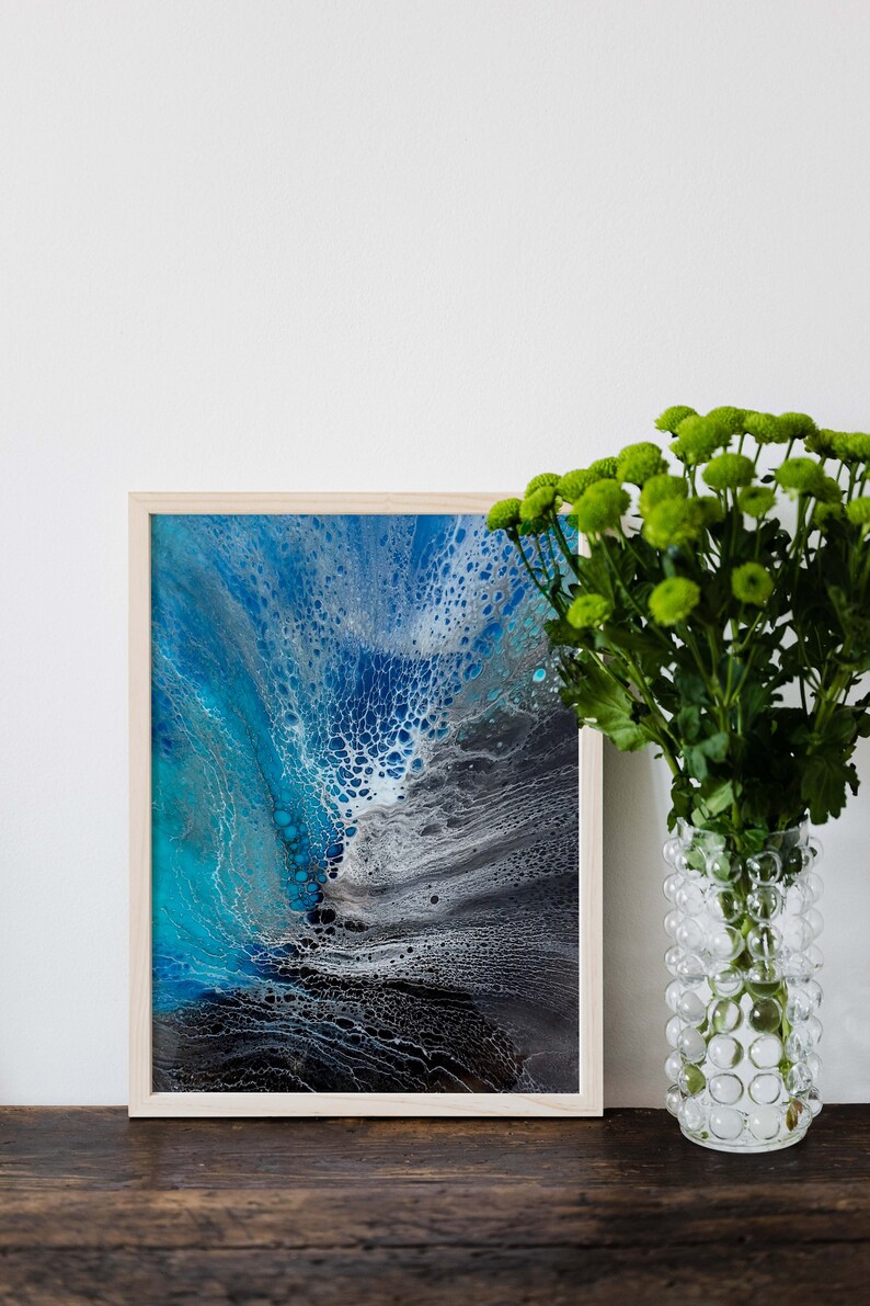 Printable Ocean Art, Resin Print, Ocean Art Prints, Digital Wall Art ...