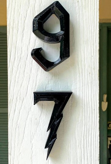 Wizarding World Inspired Font House Address Numbers (set of 4 Numbers ...