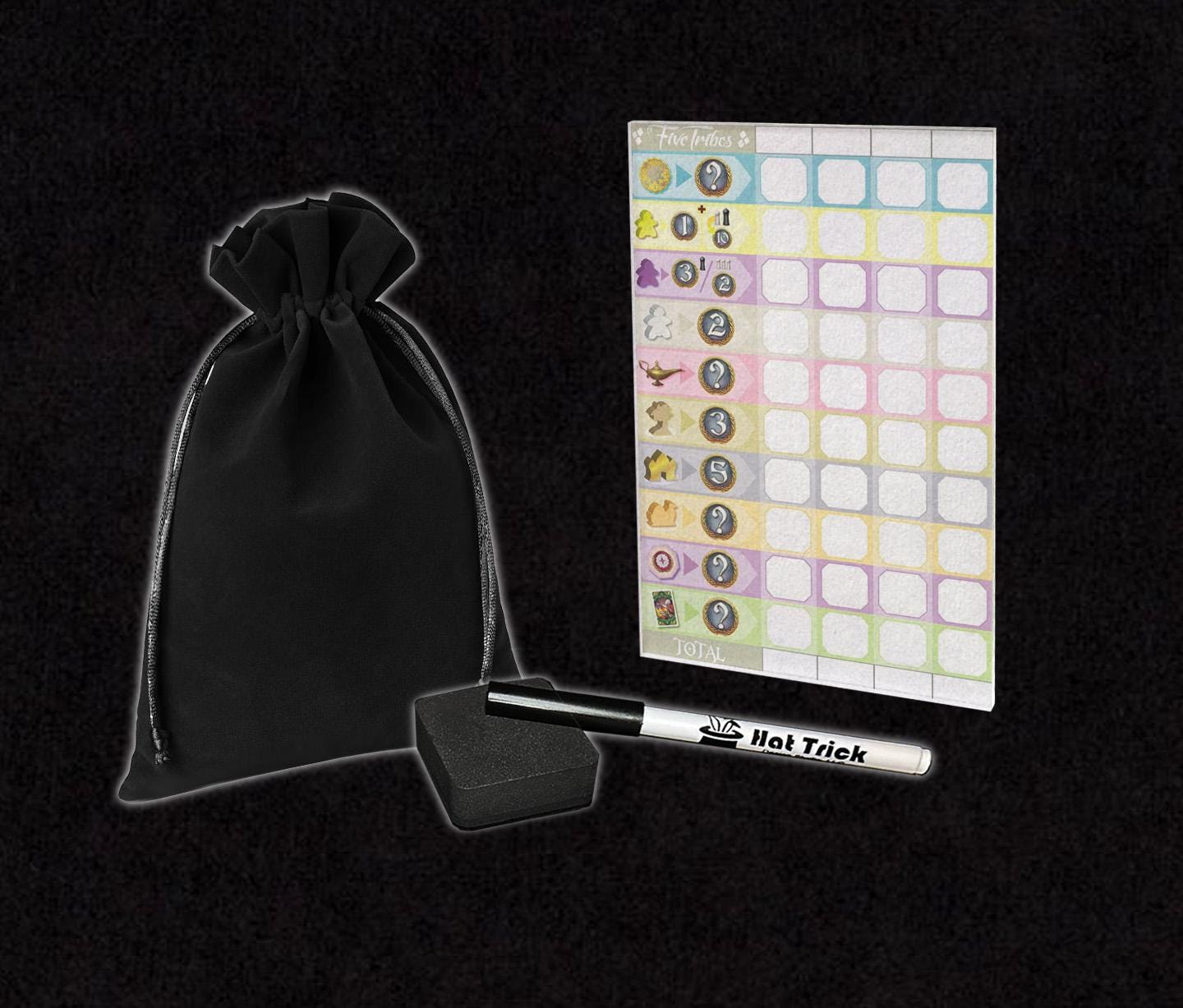 Five Tribes Acrylic Score Sheet, Reusable Dry Erase Board - Etsy
