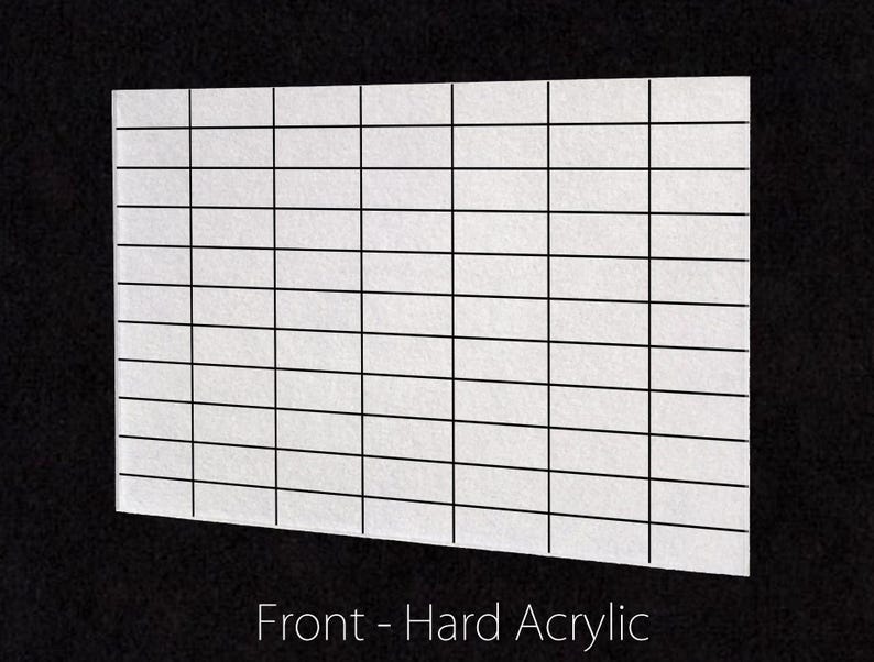 Premium Acrylic Dry Erase Score Sheet, Reusable - Etsy