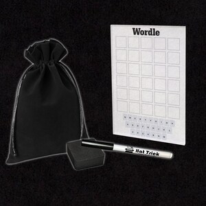 Premium Acrylic Wordle Score Sheet Upgrade, Reusable, Wet Erase and Dry ...