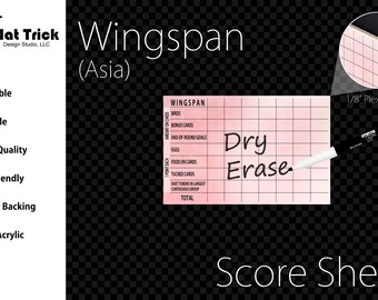 Wingspan Score Sheet - Etsy Ireland