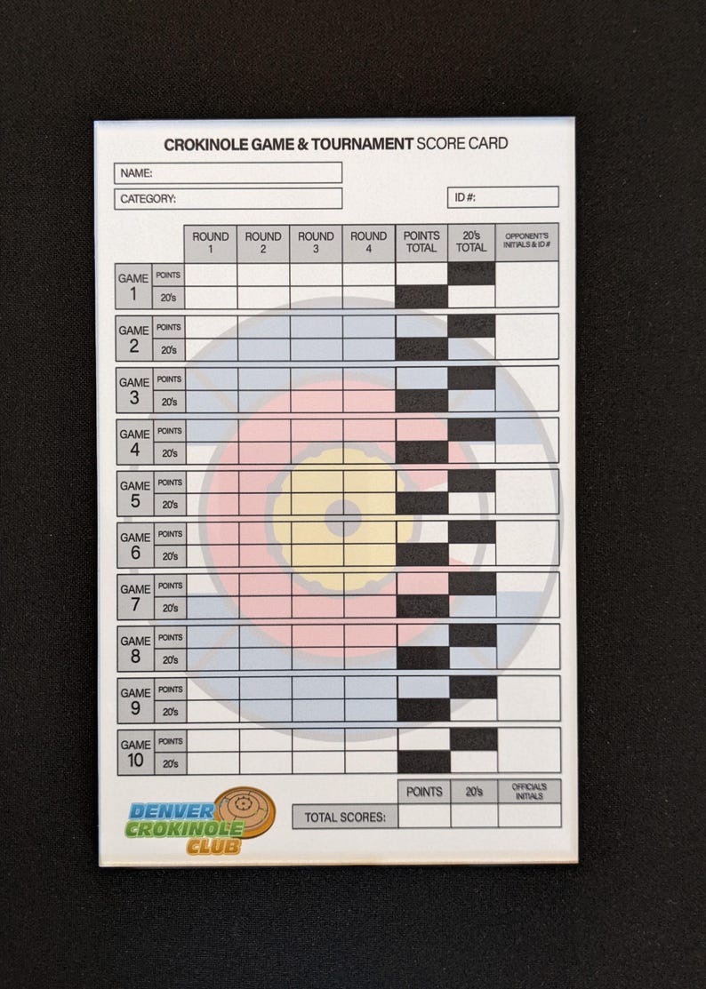 Custom Acrylic Score Sheet, Reusable Dry Erase Board - Etsy