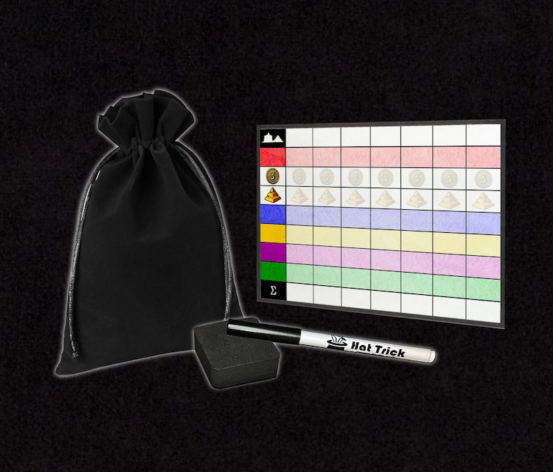 Laminated 7 Wonders Score Sheet, Waterproof, Reusable, Wet Erase and ...