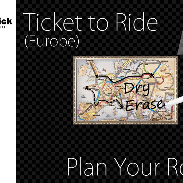 Ticket to Ride Custom Board - Etsy