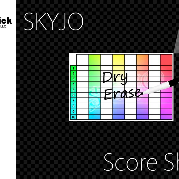 Hard Plastic Score Card - Etsy