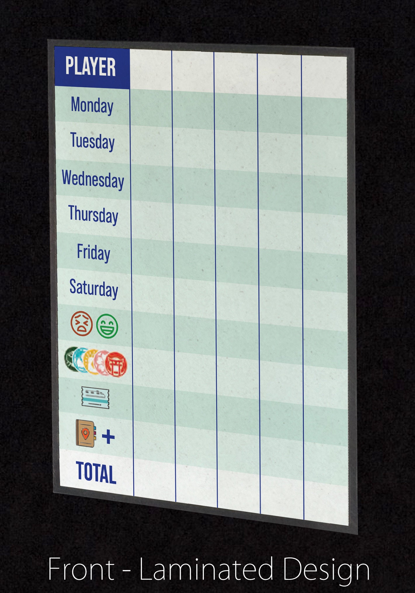 Laminated Let's Go! to Japan Score Sheet, Waterproof, Reusable, Wet ...