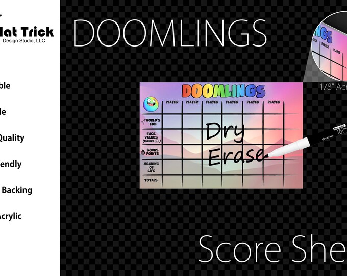 Acrylic Mexican Train Score Sheet, Reusable, Dry Erase - Etsy Canada