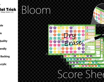 Bloom Score Sheets - Etsy
