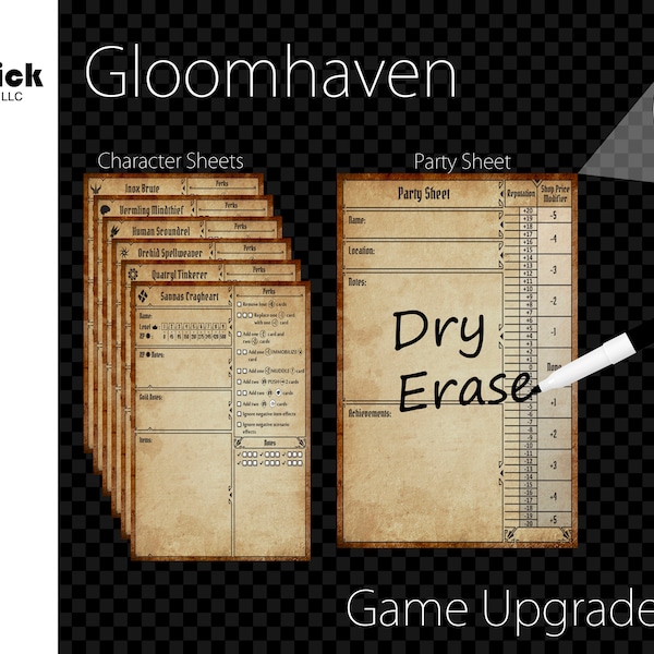 Gloomhaven Character Sheet - Etsy Australia