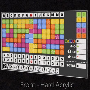 Premium Acrylic Encore! Score Sheet Upgrade, Reusable, Wet Erase and ...