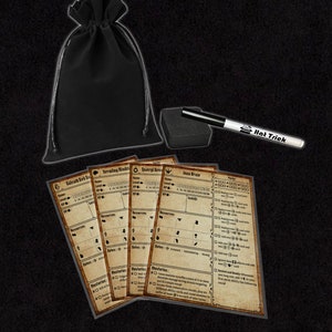 Laminated Gloomhaven Character Sheets, Frosthaven, Forgotten Circles ...