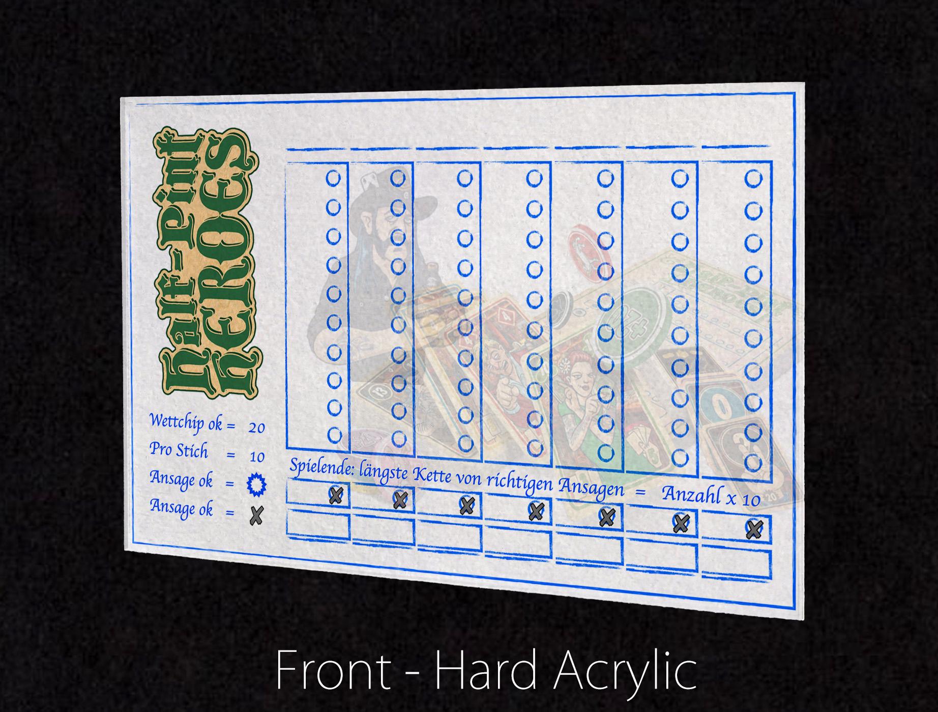 Acrylic Half-pint Heroes Score Sheet: Reusable Dry Erase - Etsy
