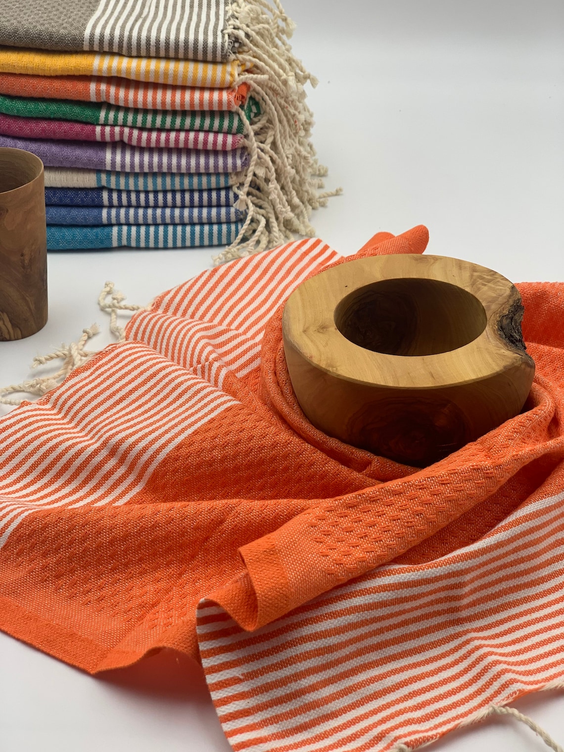 Table napkin Turkish towel Fouta towel Tunisian Fouta | Etsy