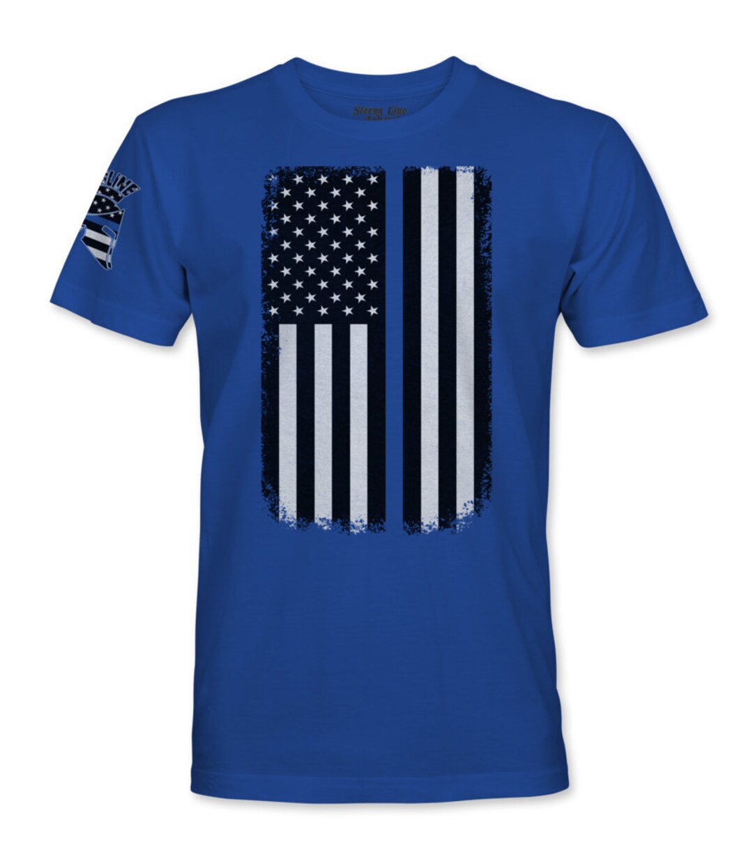 Blue Line Flag Shirt Thin Blue Line Police Officer T Shirt Etsy