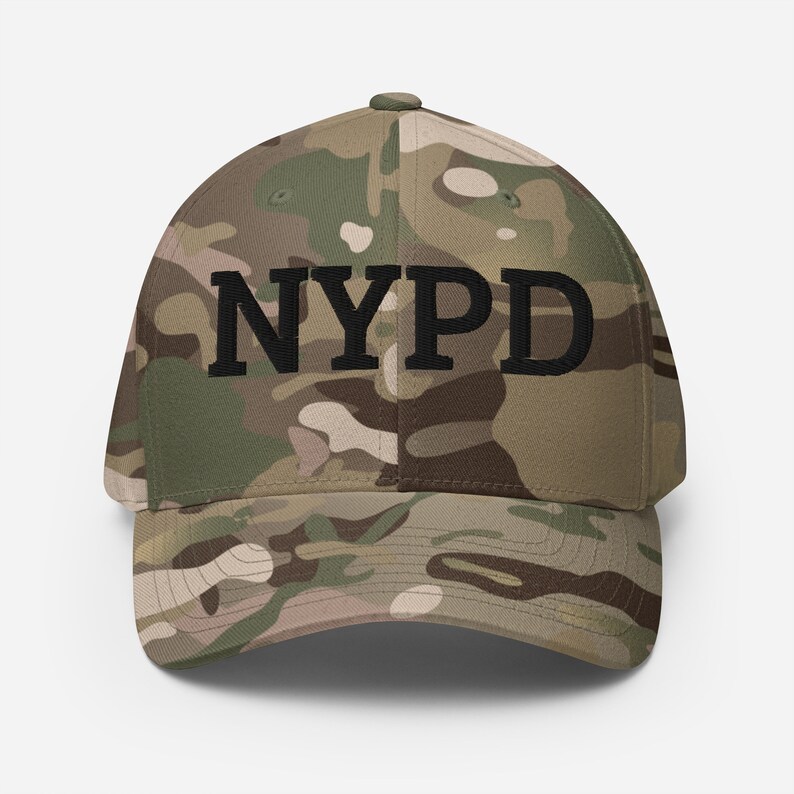 NYPD Multicam Fitted Hat, New York City Police Department Camouflage, NYPD Camo Hat - Etsy
