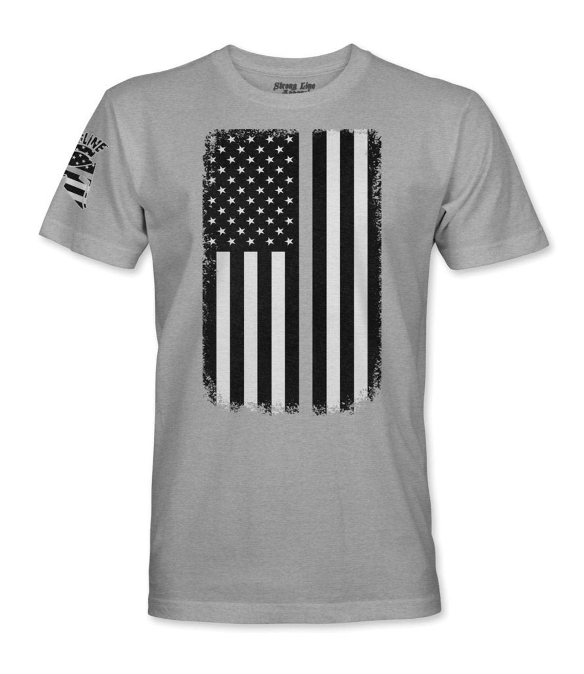 Silver Line Flag Correction Officer Shirt Thin Silver Line