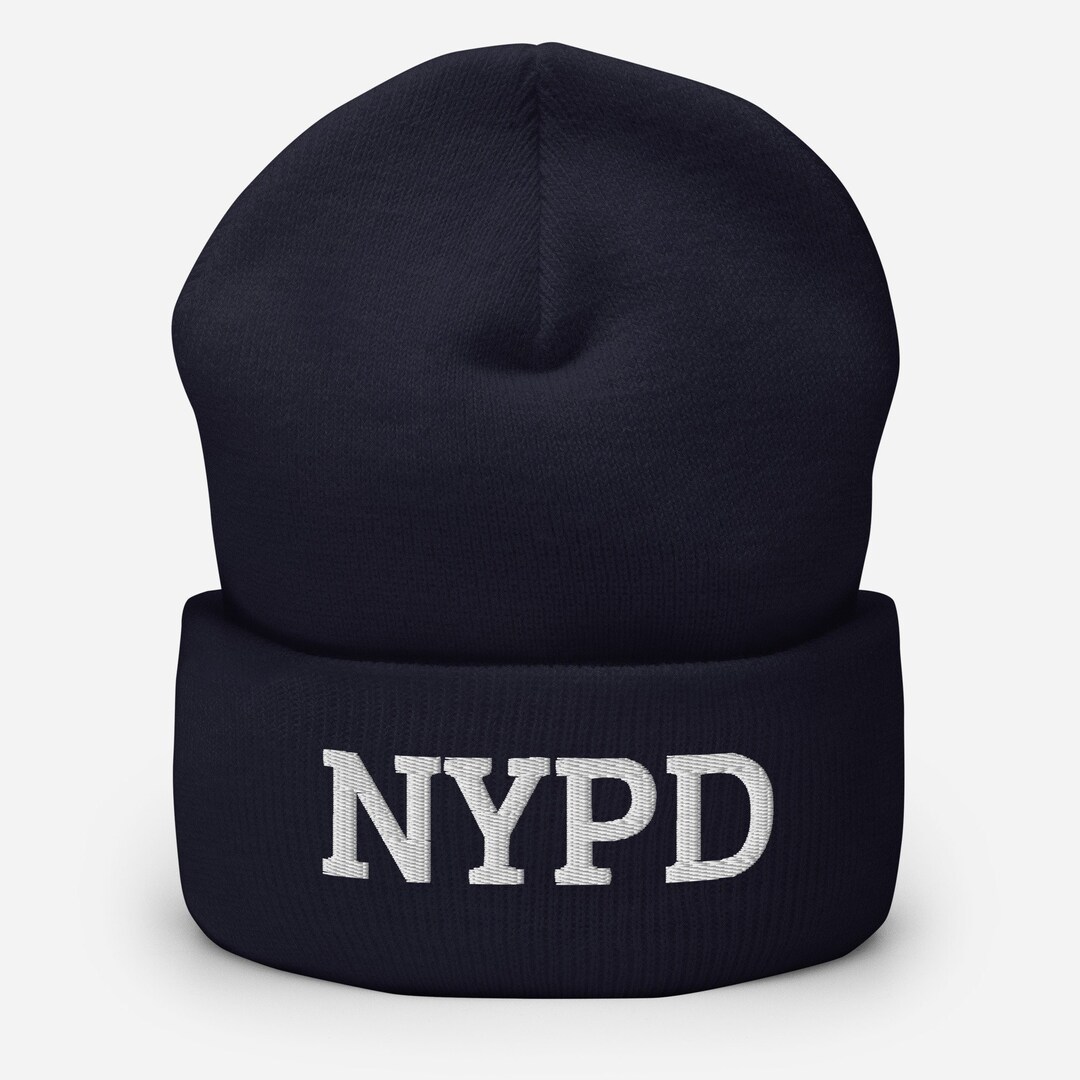 NYPD Beanie, New York City Police Department Winter Hat - Etsy