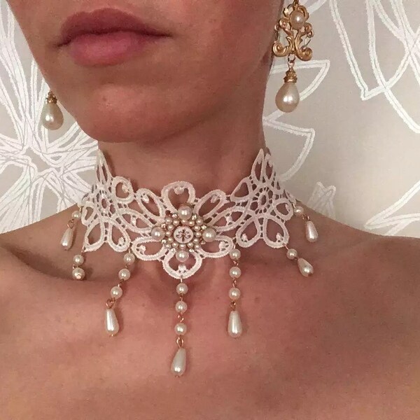 Bridal Choker - Etsy