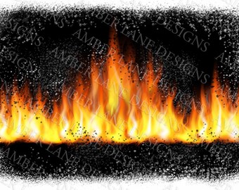 Flames Digital Paper, Flames Digital Paper, Flames Scrapbook Paper ...