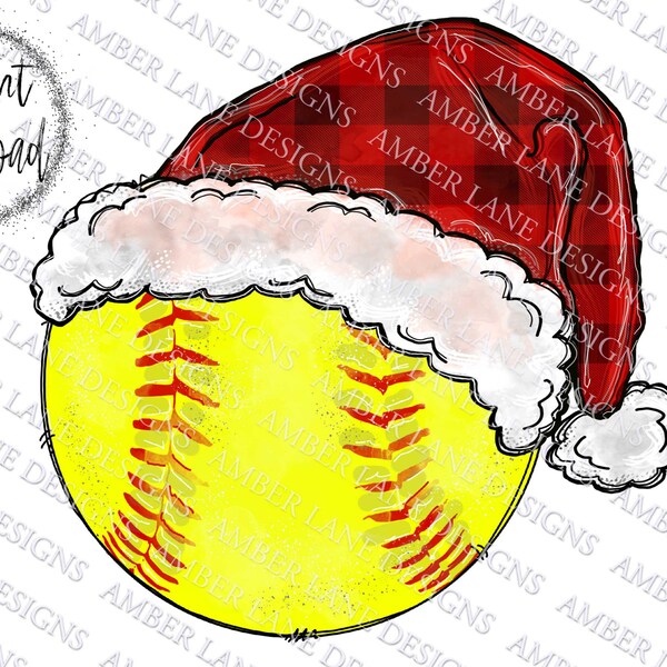 Softball Christmas - Etsy