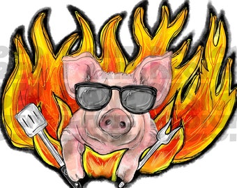 St Patricks Highland Cow Bandana and Glasses PNG Hand Drawn - Etsy