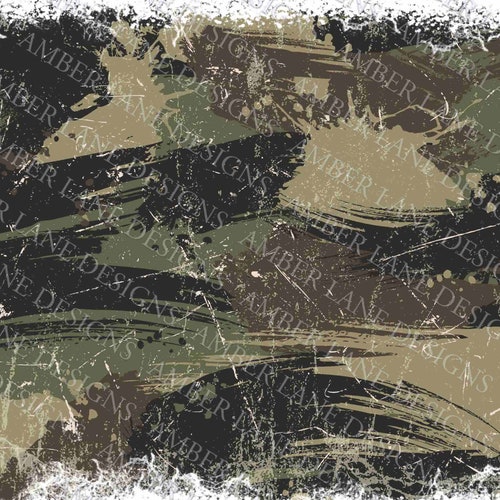 Grunge Camo Background PNG Distressed Camouflage Backsplash - Etsy