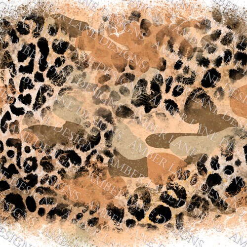 Leopard Camouflage Background Png Camo Clipart Military - Etsy