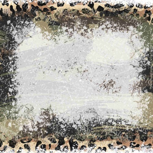 Camouflage Background Grunge Splash Frame Camo Frame - Etsy