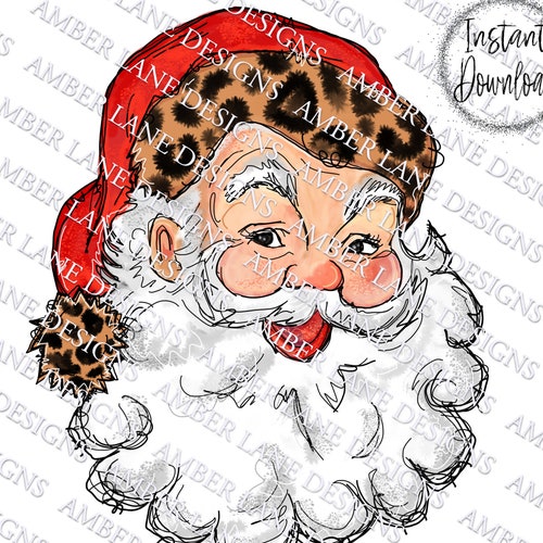 Mrs Claus and Santa Claus Sublimation PNG Design Christmas - Etsy
