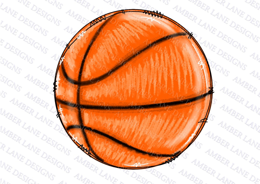 Basketball Watercolor Sublimation PNG Design | Basketball Design ...