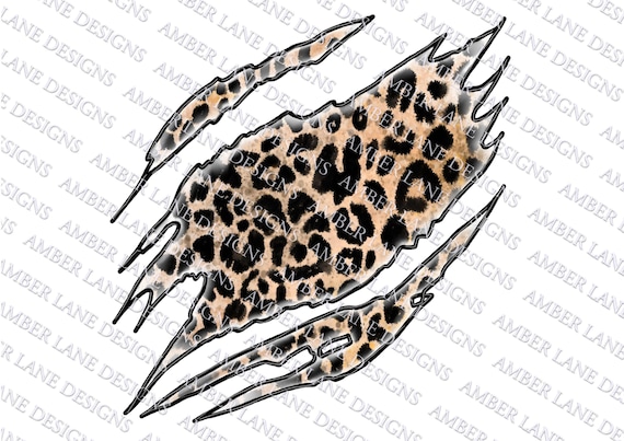 Leopard Print Tattoo Stencil